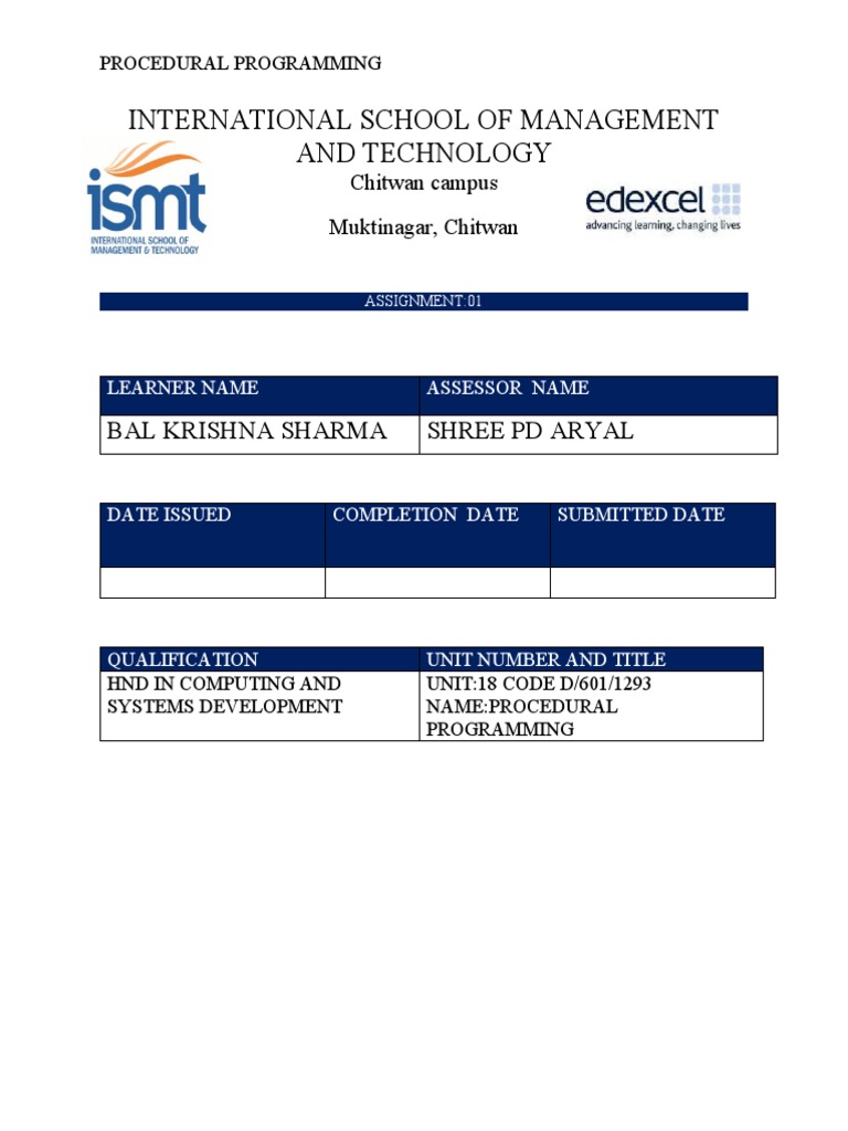 Procedural Proggramming System | Download Free PDF | C (Programming ...