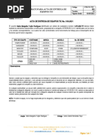 Carta de Reporte Formal | PDF