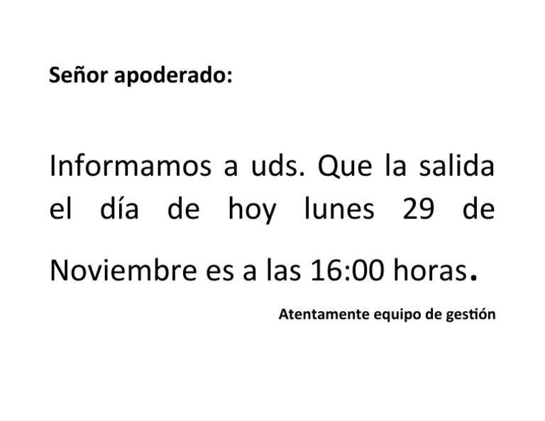 Señor Apoderado | PDF