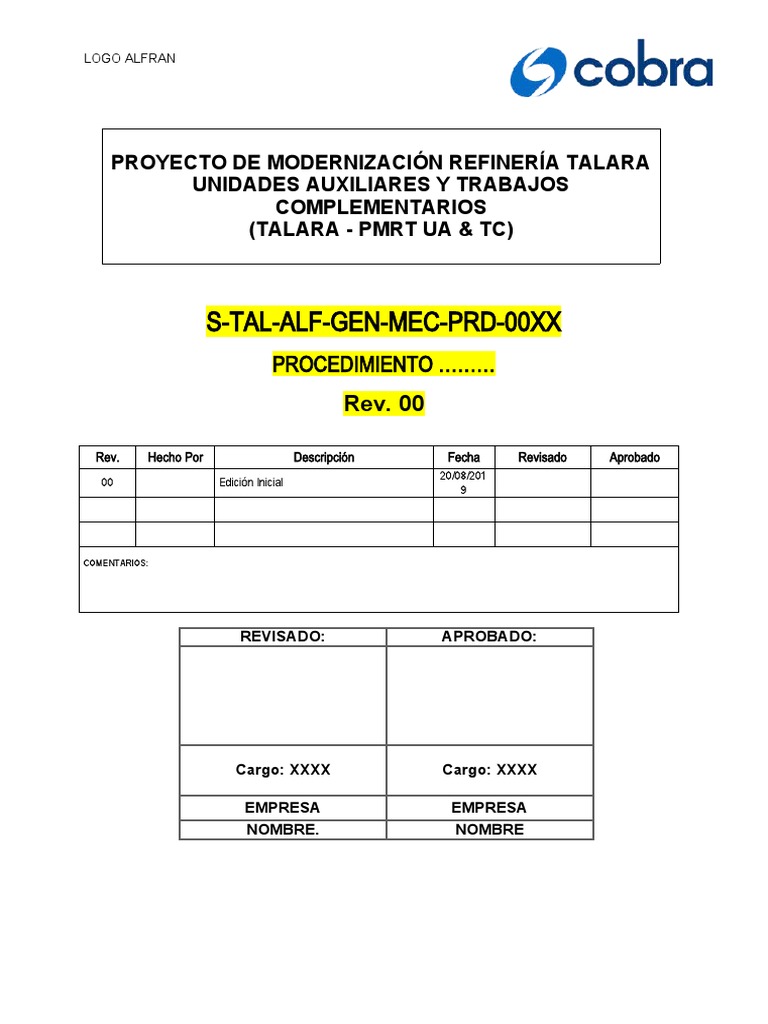 Procedimiento de Soldadura Aluminotérmica | PDF | Soldadura | Construcción