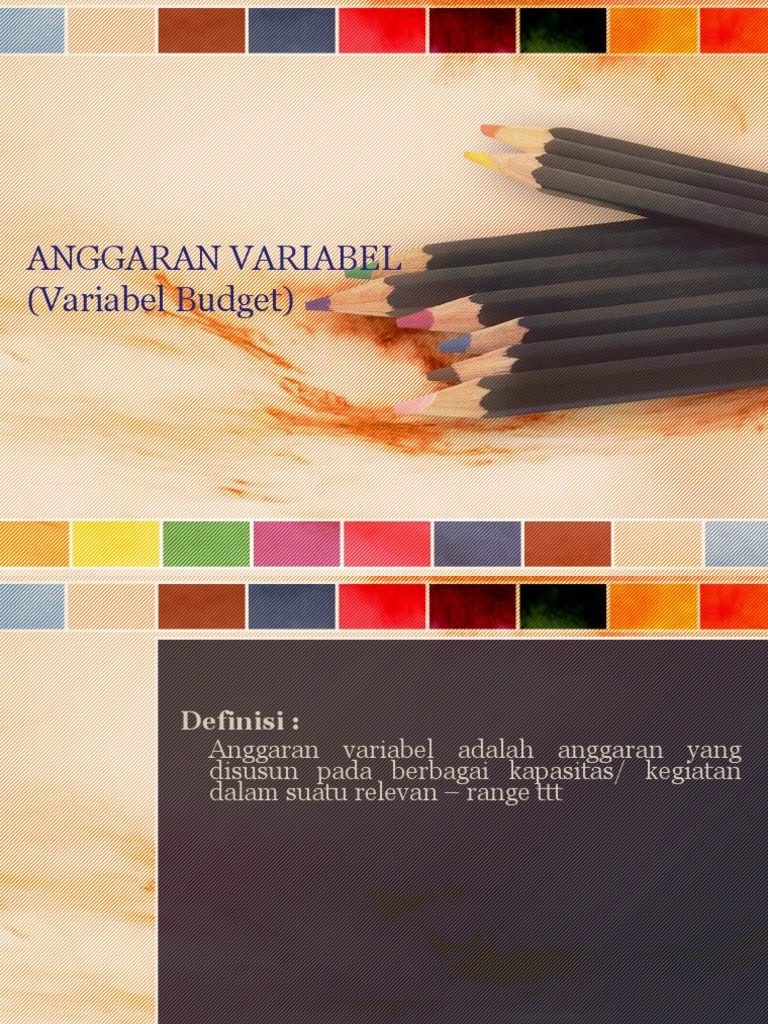 Anggaran Variabel | PDF