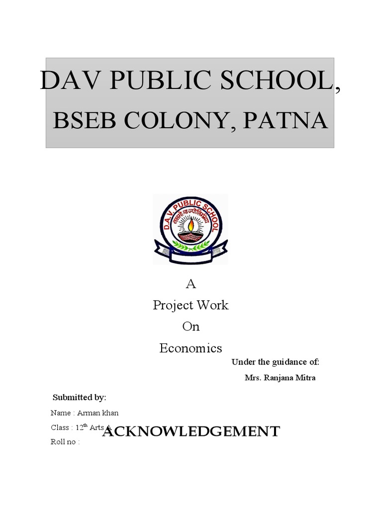 Dav Public School,: Bseb Colony, Patna | PDF | Budget | Taxes