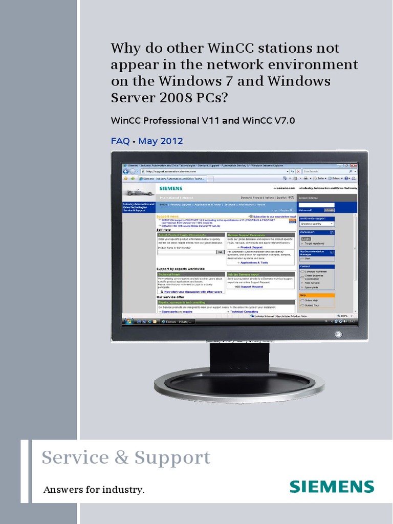 Why Do Other WinCC Stations Not Appear in The Network Environment On ...