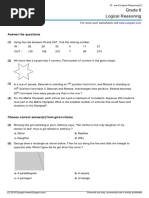 Math Olympiad Class 6 Sample Paper | PDF | Teaching Mathematics