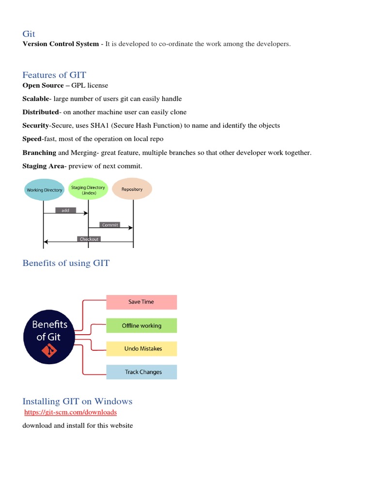 Git Tutorial Crash Course Pdf Information Technology Computer