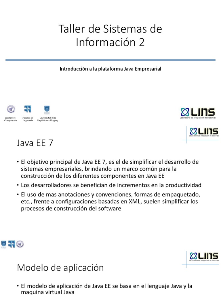 01 Plataforma Java Ee | PDF | Java (lenguaje de programación) | Internet y web