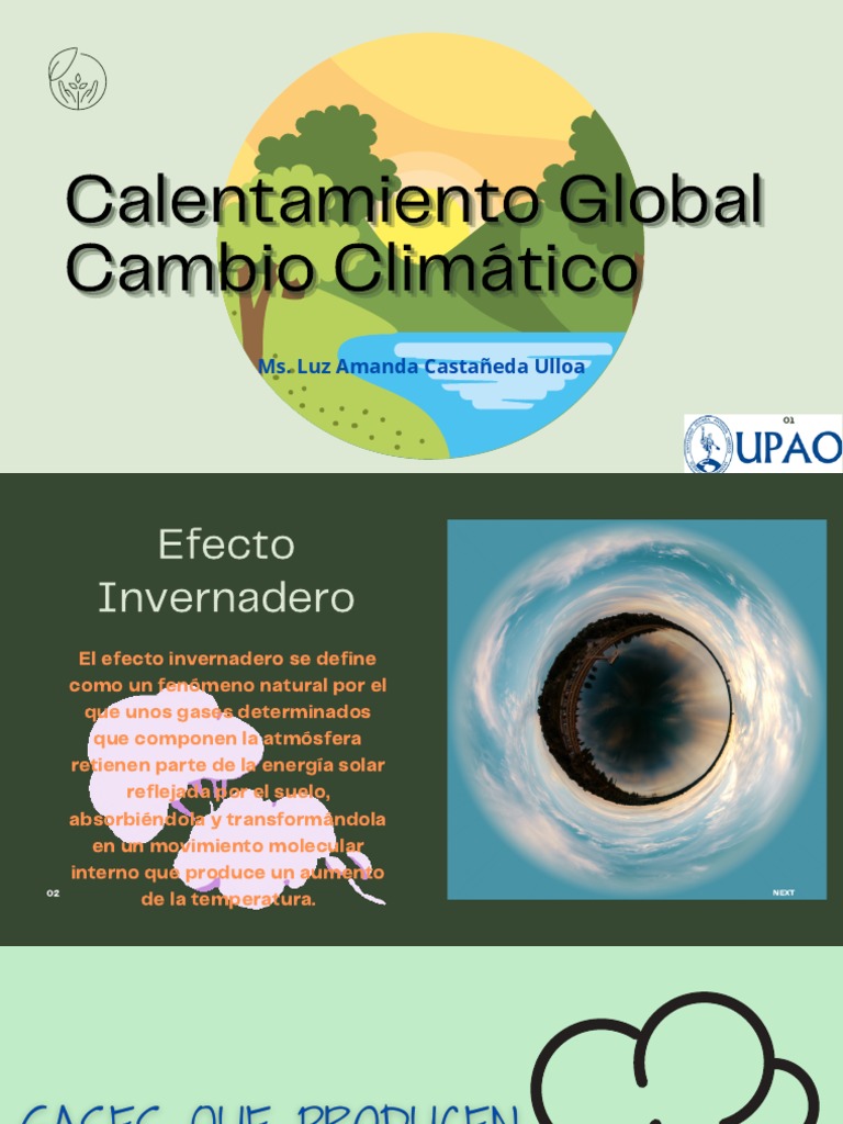 Causas del Calentamiento Global | PDF | Gases de efecto invernadero ...