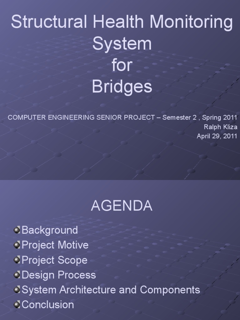 Bridge Structural Health Monitoring System | PDF | Analog To Digital ...