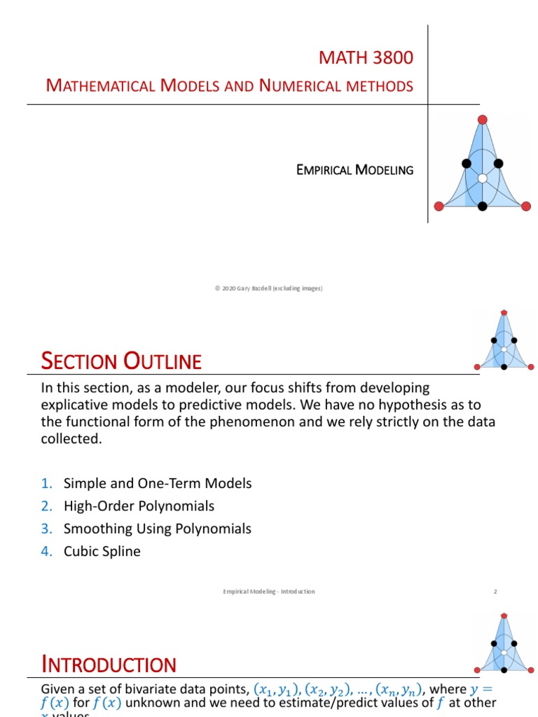 4 - Empirical Modeling | PDF | Interpolation | Mathematical Analysis