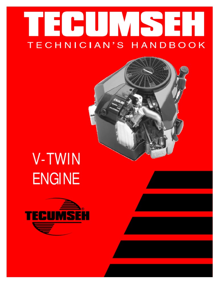 Tecumseh V-Twin Engines Service Information | PDF | Carburetor | Motor Oil