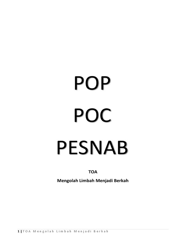 Pop Poc Pesnab Toa | PDF