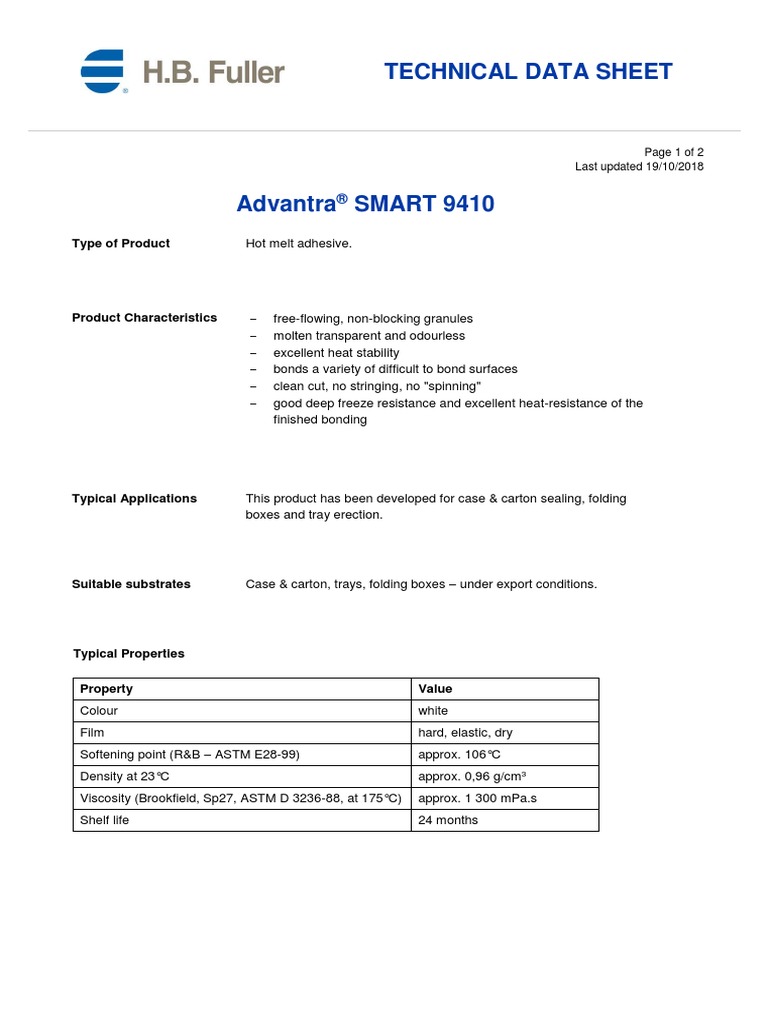 Technical Data Sheet: Type of Product | PDF | Legal Liability | Tort