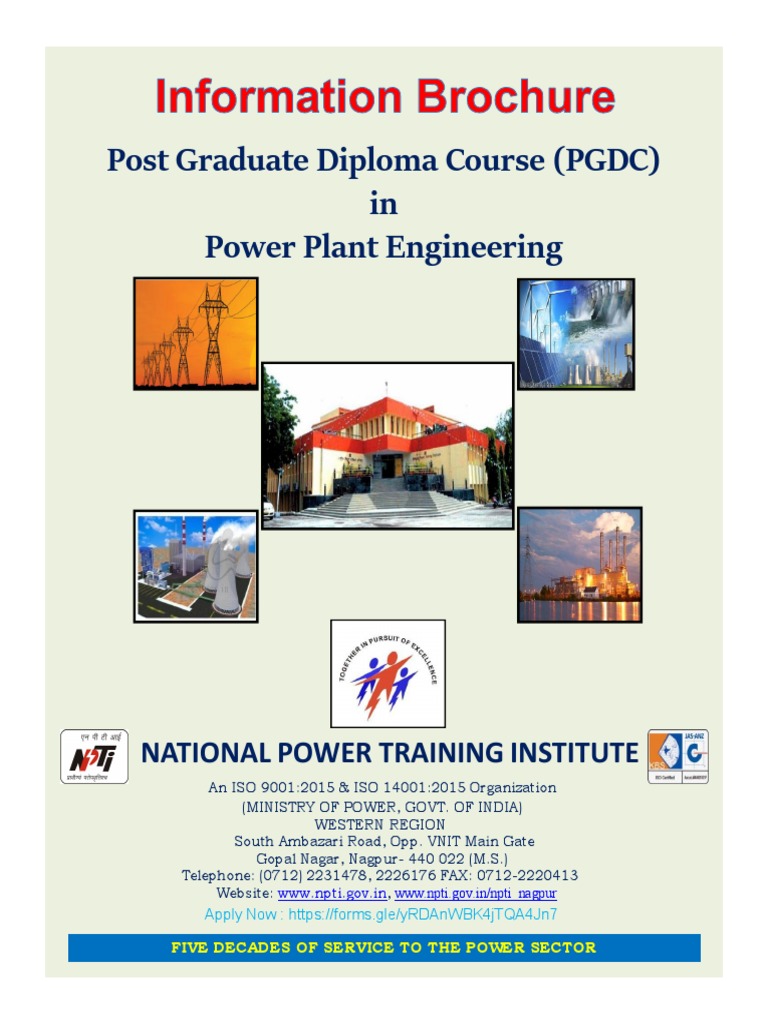 PGDC (Ppe) Information Brochure | PDF | Power Station | Simulation