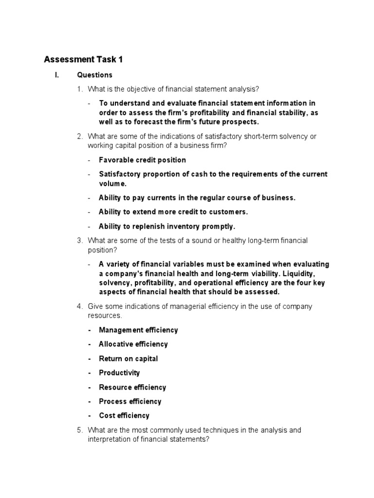 Fin 1 - Ats 1 | PDF | Financial Statement Analysis | Equity (Finance)