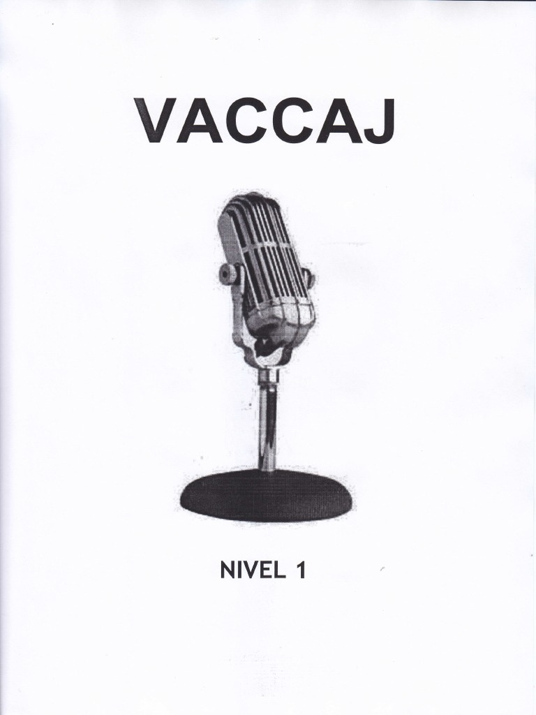 Vaccaj Nivel 1 | PDF