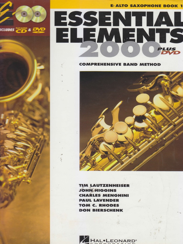 Essential Elements for Alto Saxophone | PDF | Ragtime | Tempo