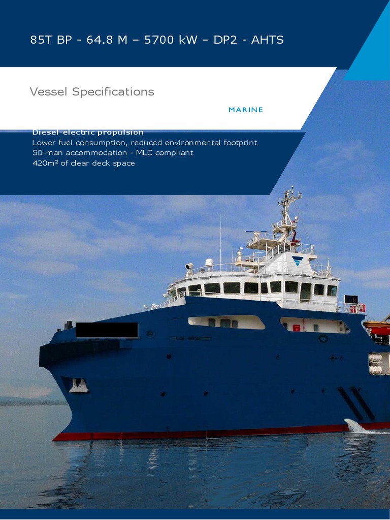 ToPMaster 3-Vessel Specs | Download Free PDF | Marine Propulsion | Water Transport