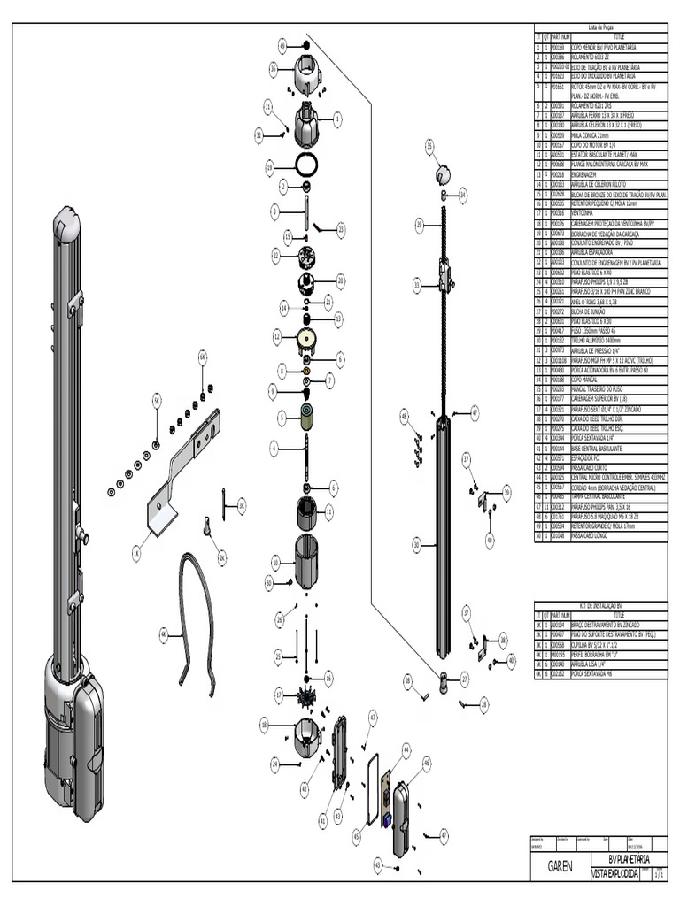 Vista Explodida BV Planetária | PDF
