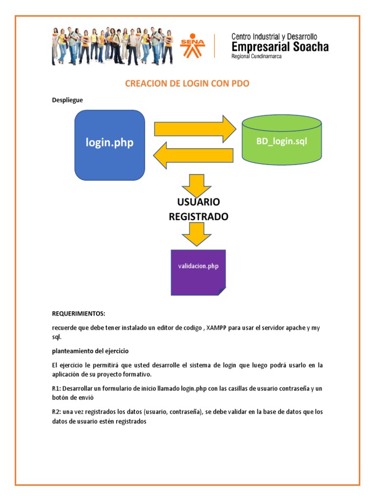 Creacion de Login Con Pdo-Validacion | PDF | Php | SQL