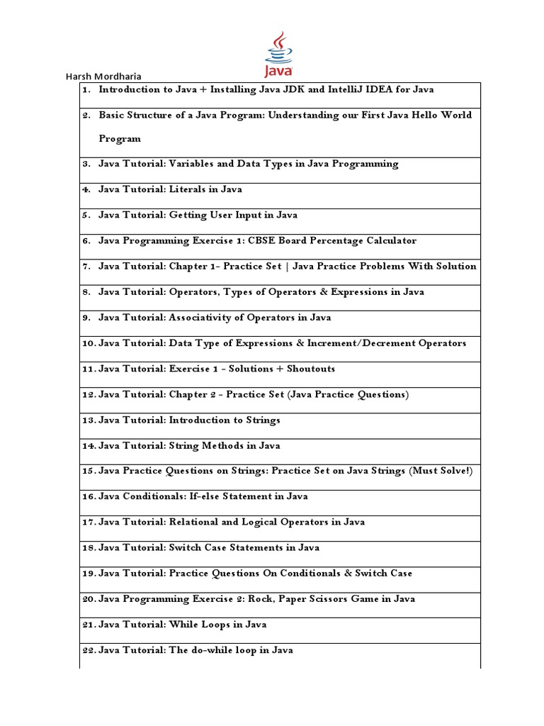 Java Timeline | PDF | Method (Computer Programming) | Java (Programming Language)