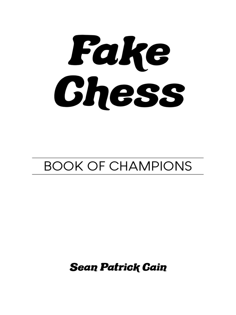 Fake Chess Book of Champions - SPC - Singles | Download Free PDF ...