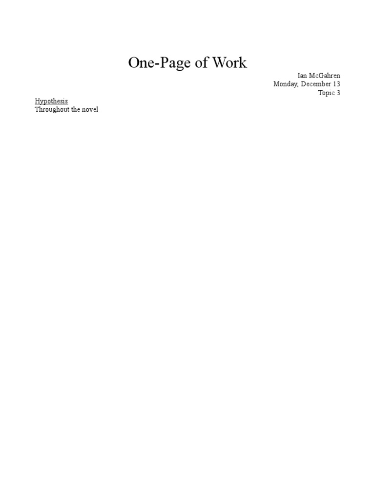 Pudd'nhead Wilson Analysis | PDF