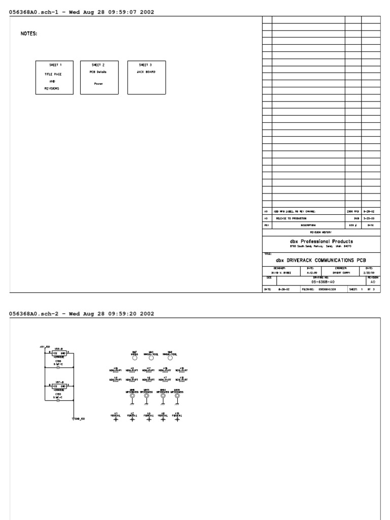 Driver Rack DBX 480 - Communication Board | PDF | Manufactured Goods ...