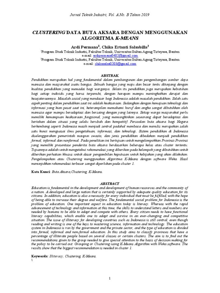 JURNAL Data Mining | PDF | Komputer JURNAL Data Mining | PDF | Komputer