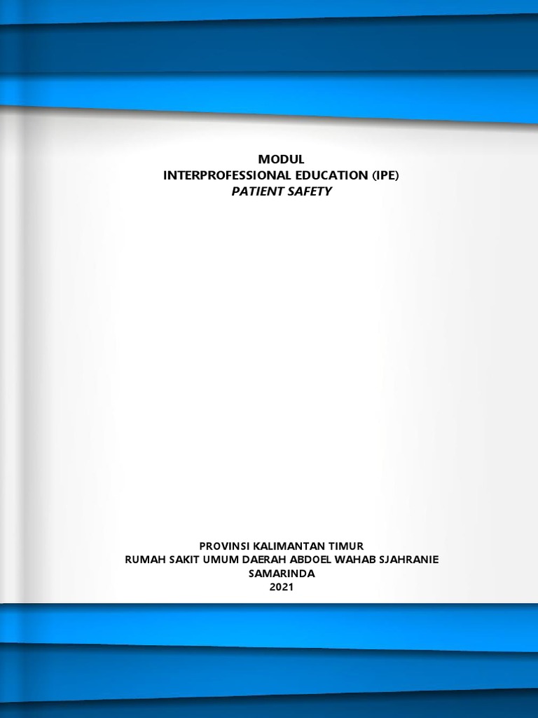 Modul Ipe Patient Safety | PDF