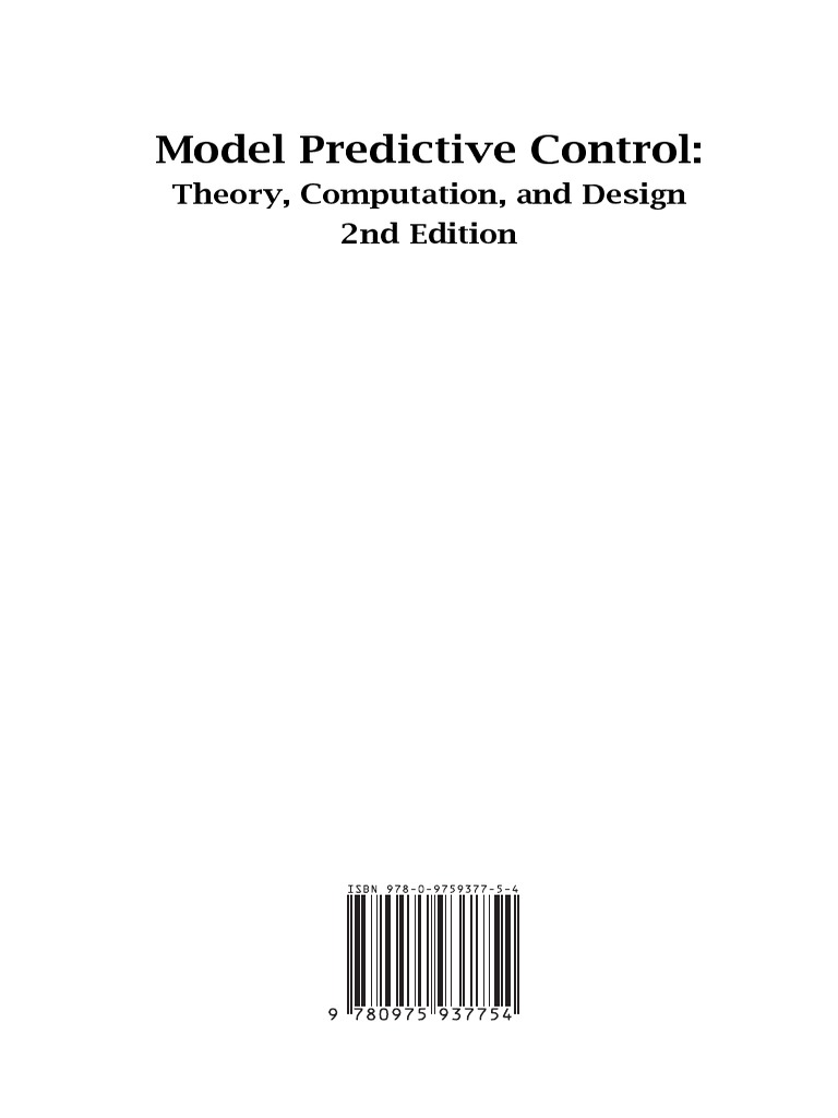 MPC Book 2nd Edition 3rd Printing | PDF | Mathematical Optimization ...