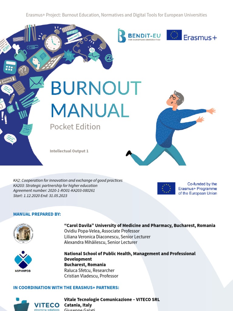 Burnout Manual: Pocket Edition | PDF | Occupational Burnout | Psychotherapy