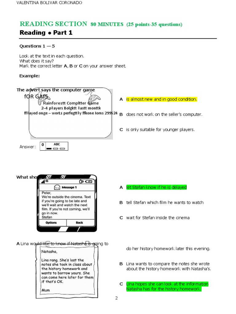 Reading Comprehension Practice Test | PDF | Superheroes