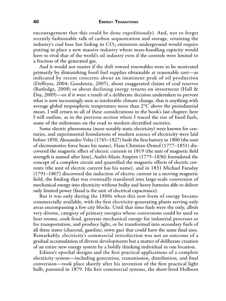 Vaclav Smil - Energy Transitions - History, Requirements, Prospects ...