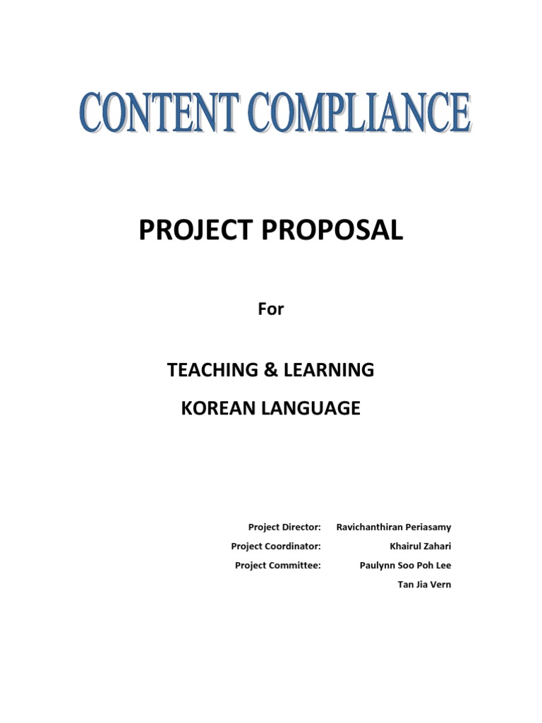Korean Proposal | Download Free PDF | Korean Language | Symbols
