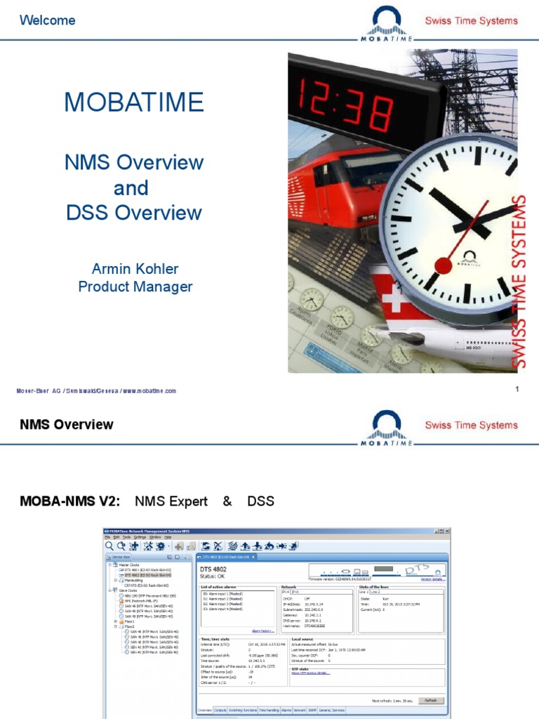 Mobatime: NMS Overview and DSS Overview | PDF | Databases | Computer Science