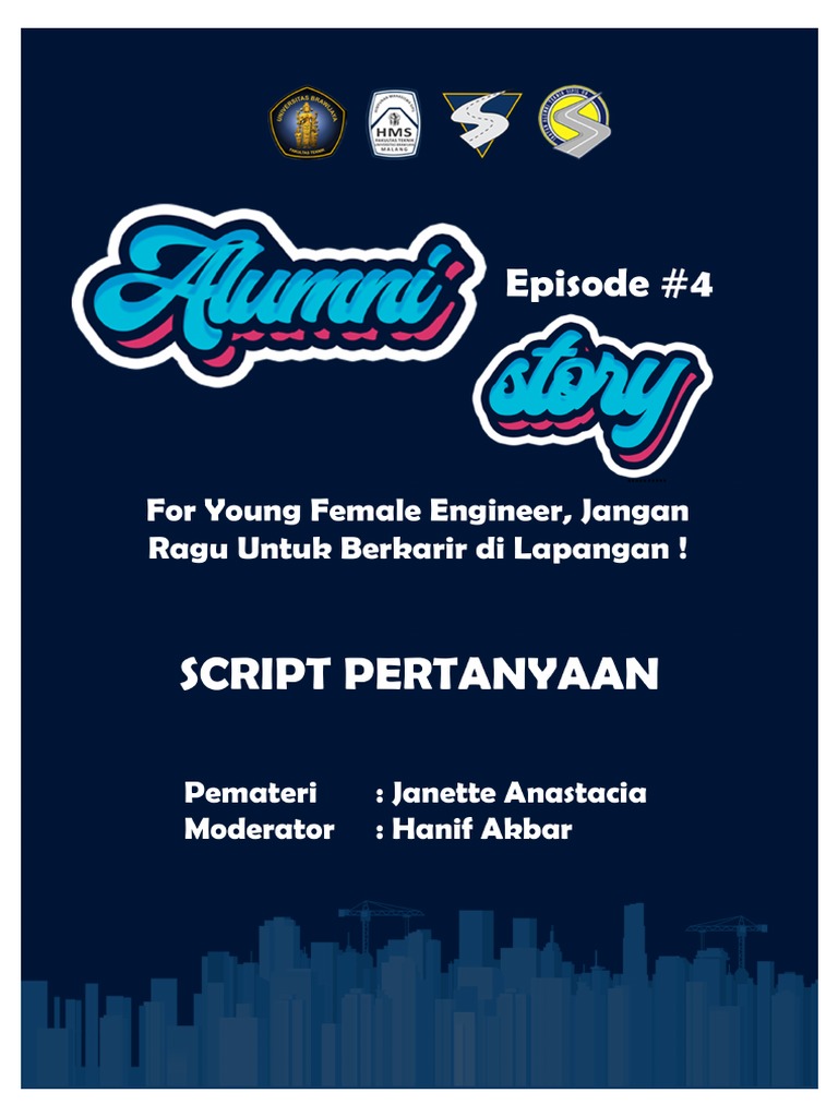 Script Pertanyaan Alumni Story - 4 | PDF