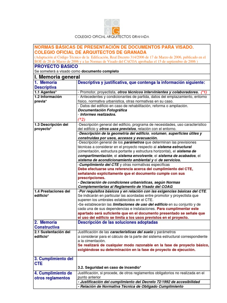 Normas de Visado Adaptadas Al Cte | PDF | Arquitecto | Uso eficiente de energía