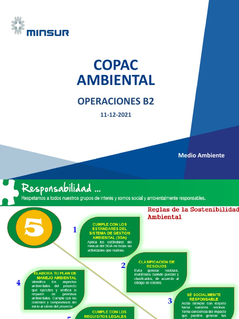 Copac Ambiental | PDF | Residuos | Minería