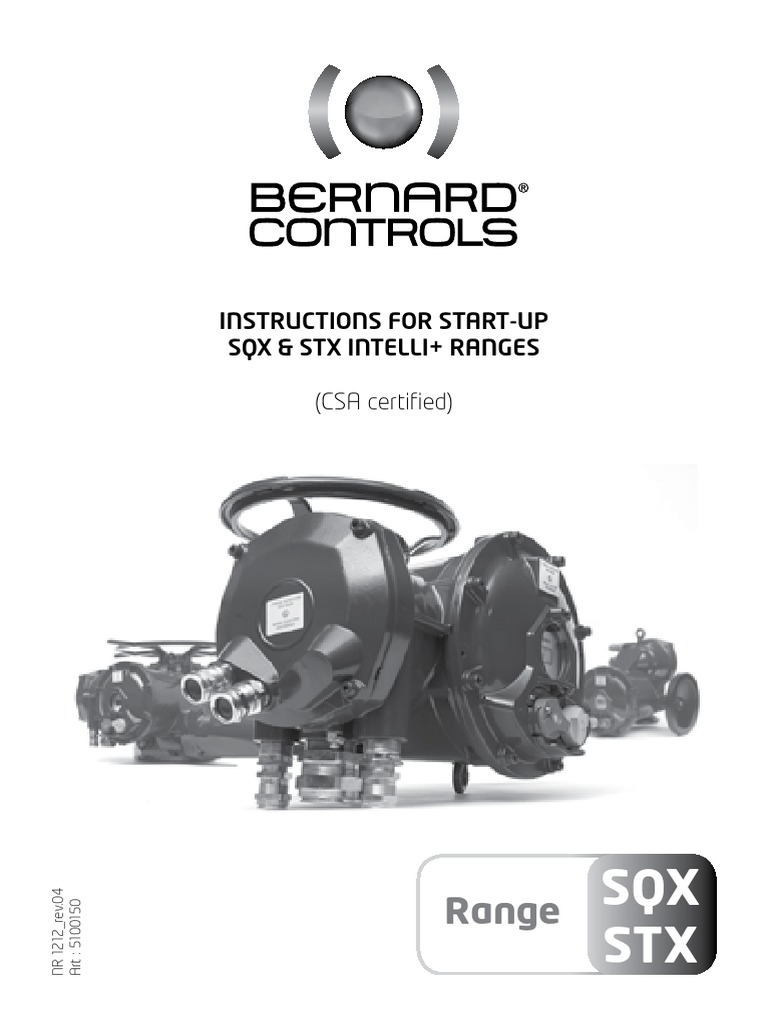 3584, BC Nr1212 Rev04 Stx-Sqx-Manual | PDF | Electrical Wiring | Switch