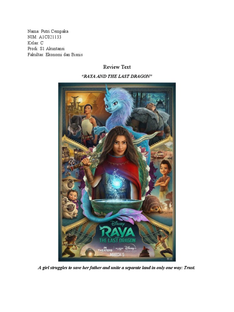 Raya and The Last Dragon | PDF