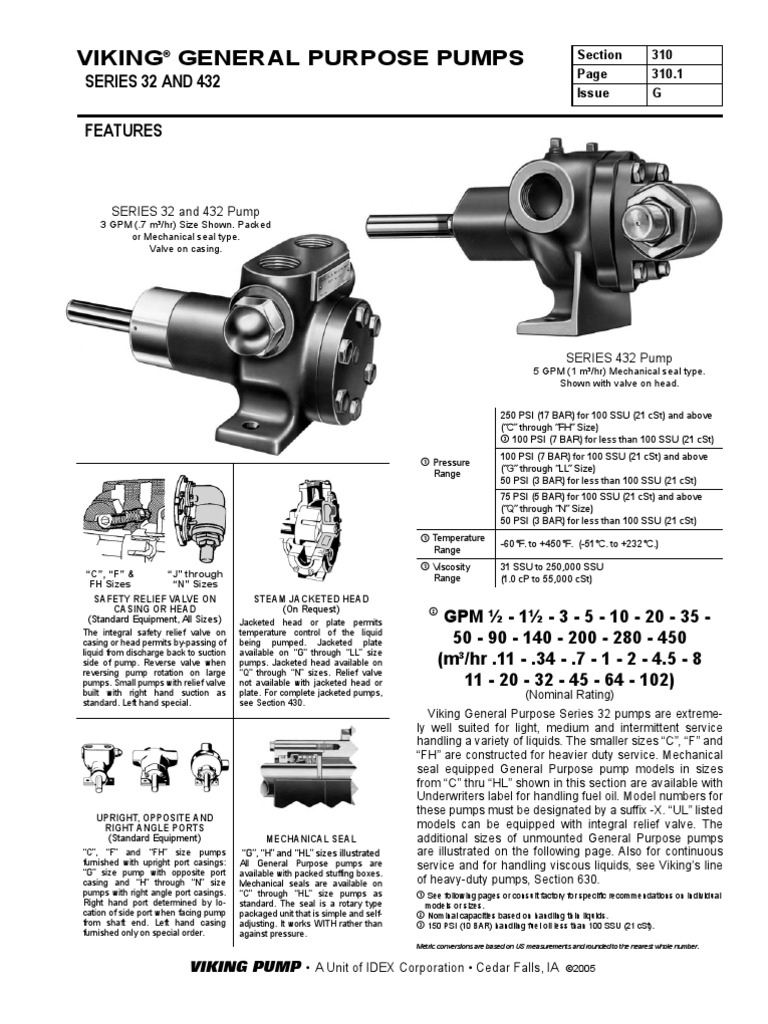 Viking Pump Catalog | PDF | Pump | Horsepower