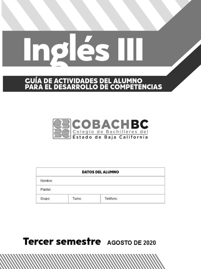 Libro Inglés III | PDF | Aprendizaje | Comunicación