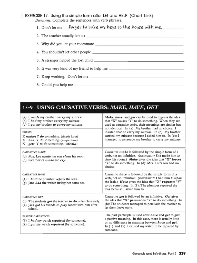 Material - Causatives | PDF