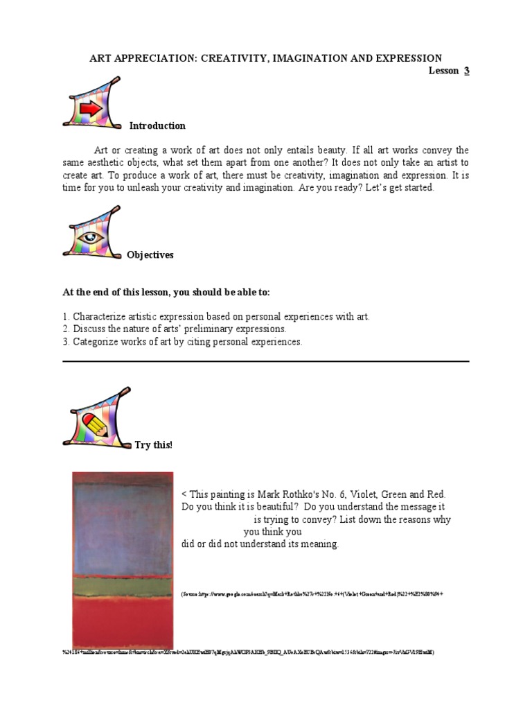 Unleashing Creativity in Art Appreciation | PDF | The Arts