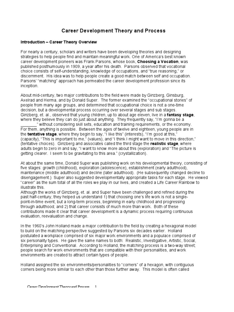 Career Development | Download Free PDF | Competence (Human Resources ...