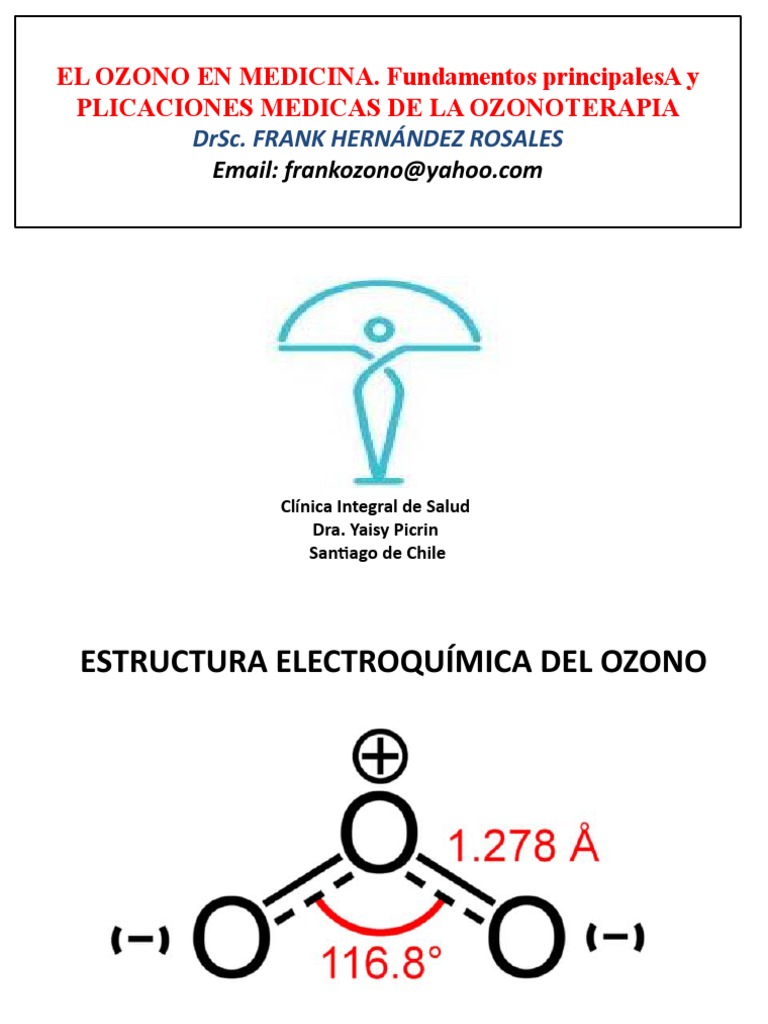 Ozono y Sus Aplicaciones Medicas | PDF | Ozono | Especialidades Medicas