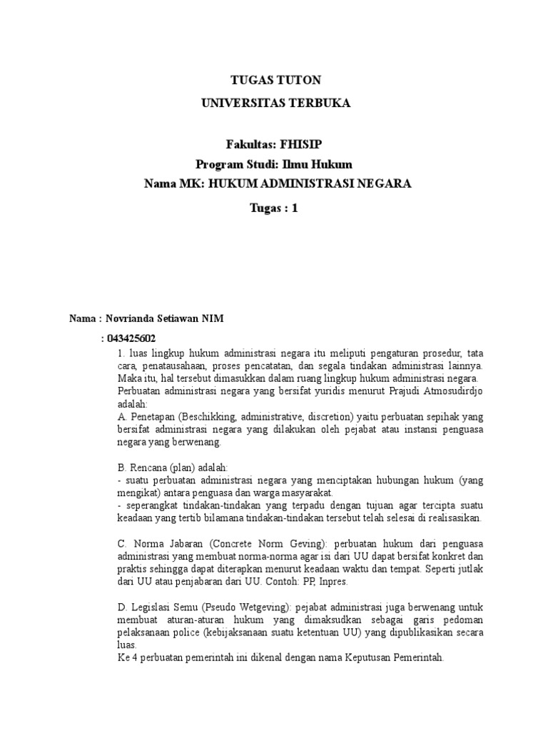 Tugas Tuton Han 1 | PDF