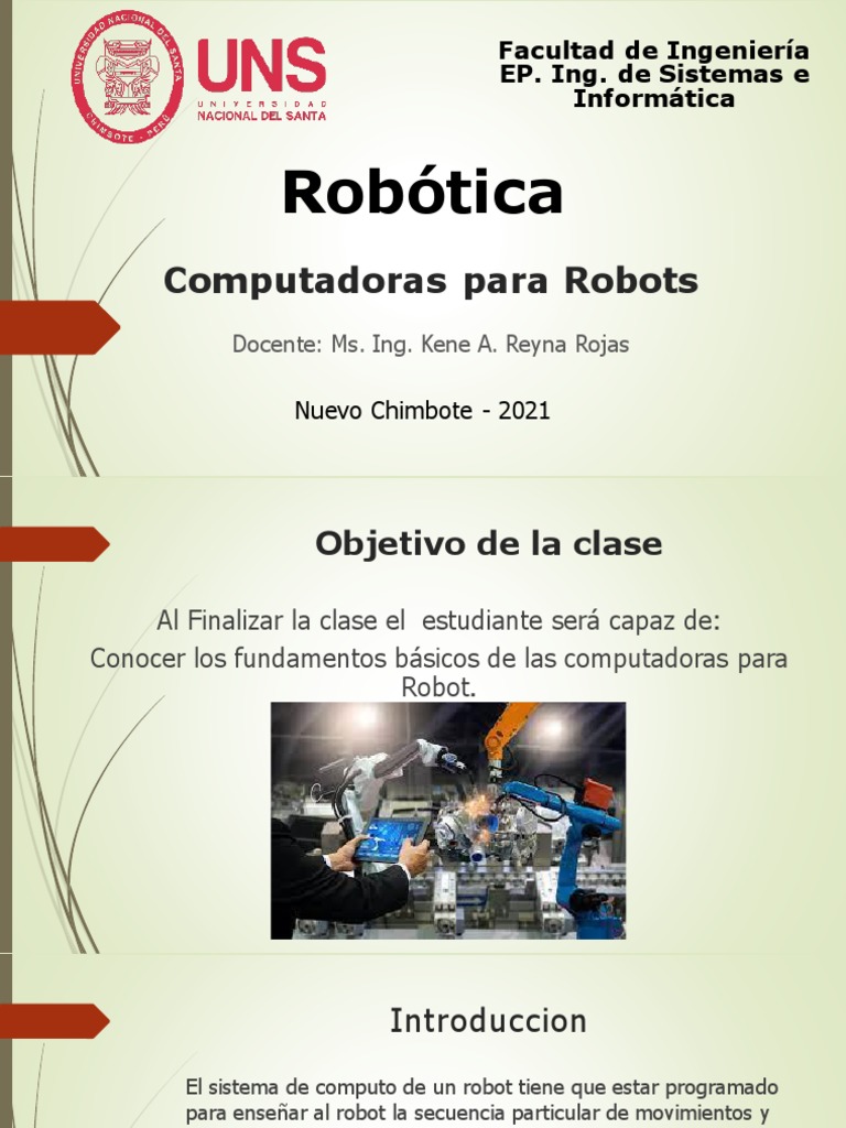 Clase 21 | PDF | Robótica | Robot