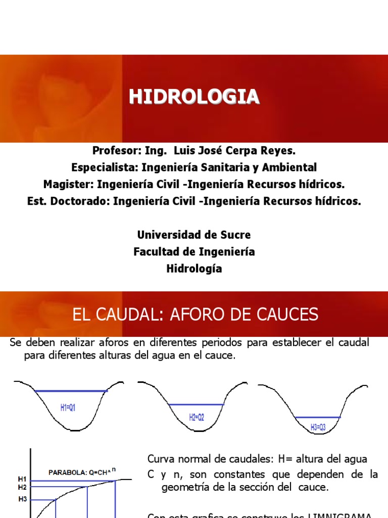 Clase 8 Hidrologia | PDF Clase 8 Hidrologia | PDF