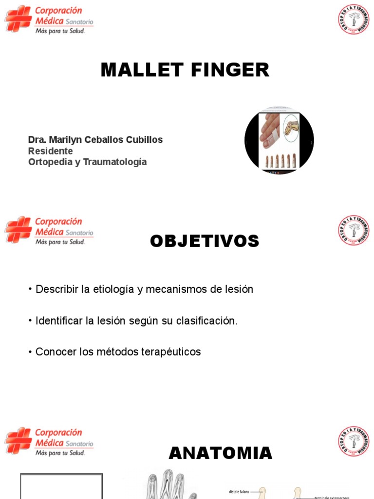 12 Mallet Finger | PDF | Lesión | Especialidades Quirúrgicas